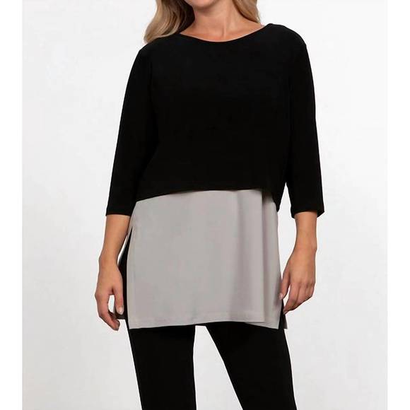 Sympli | Tops | New Sympli Cropped T 34 Sleeve Top In Black | Poshmark